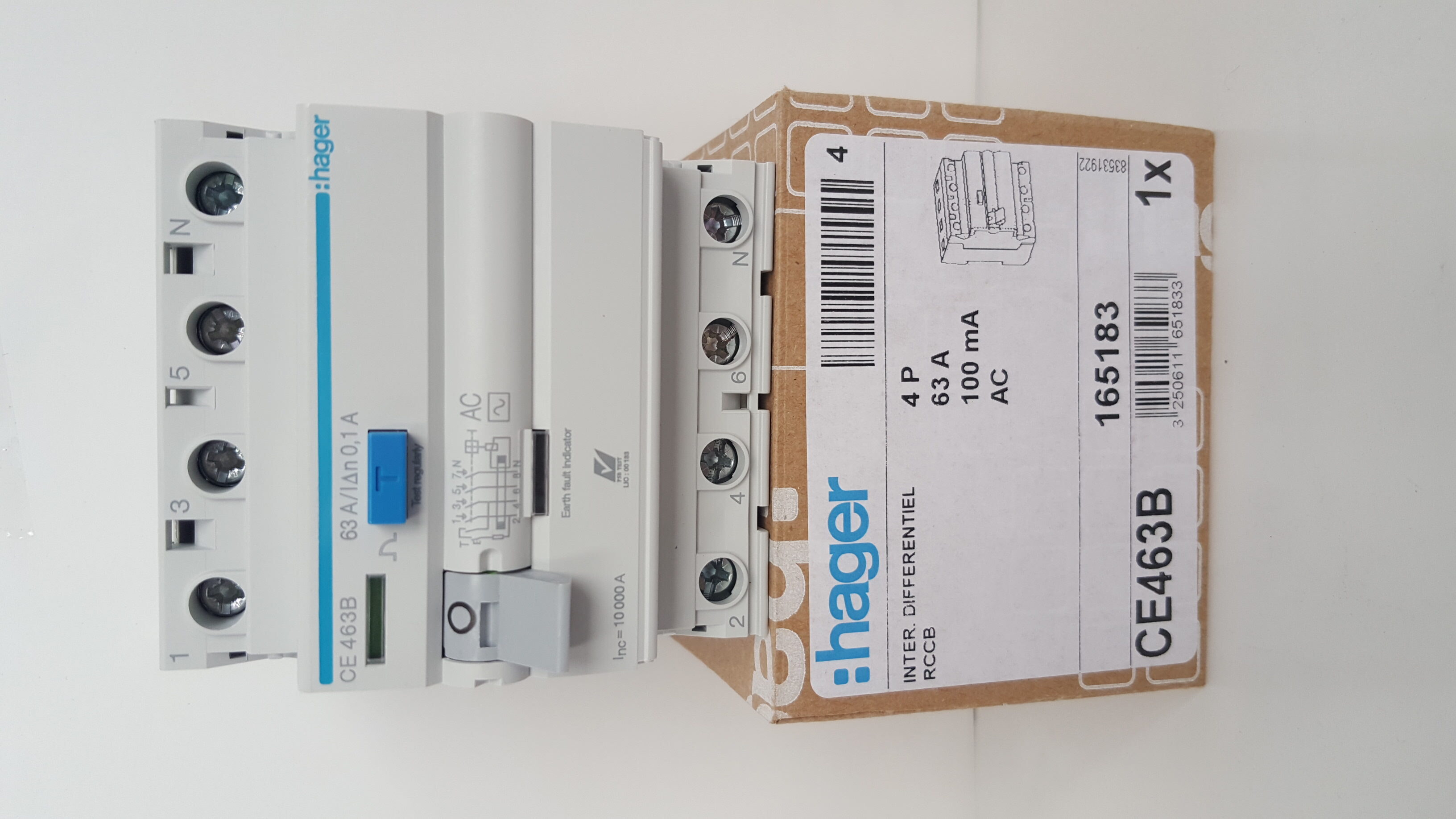 Machinarium Switch HAGER MTN MCB TYPE B / C + RCD / RCBO 30MA / 3 PHASE ...