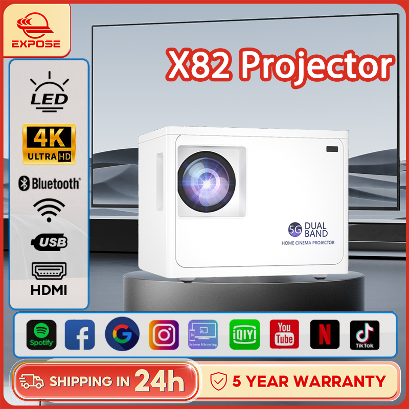 Netflix Projector Mini Smart Projector Full HD 4K Mini Projector Movie ...