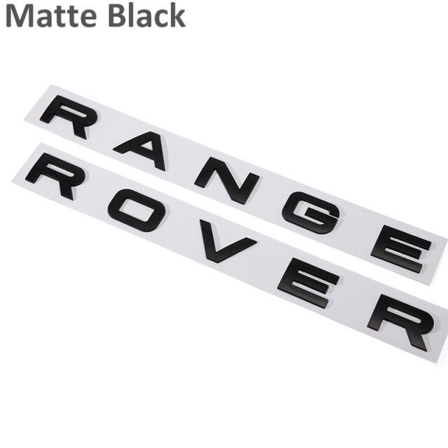 3D Letter Car Hood Bonnet Cover Emblem For Land Rover Range Rover Velar ...