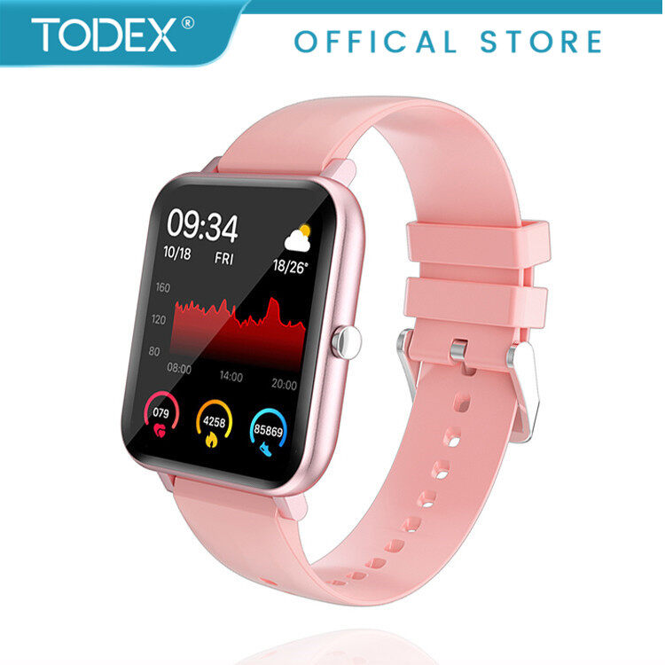 TODEX สร้อยข้อมือสมาร์ท DF01สายเรียกเข้าและเตือนข้อความ Push กล้องระยะ ...