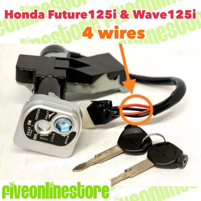 Honda Future125i Wave125i (New) Main Switch & Seat Lock Key Set A Class ...