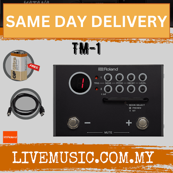 Roland TM-1 Drum Trigger Module (TM1/TM 1) | Lazada
