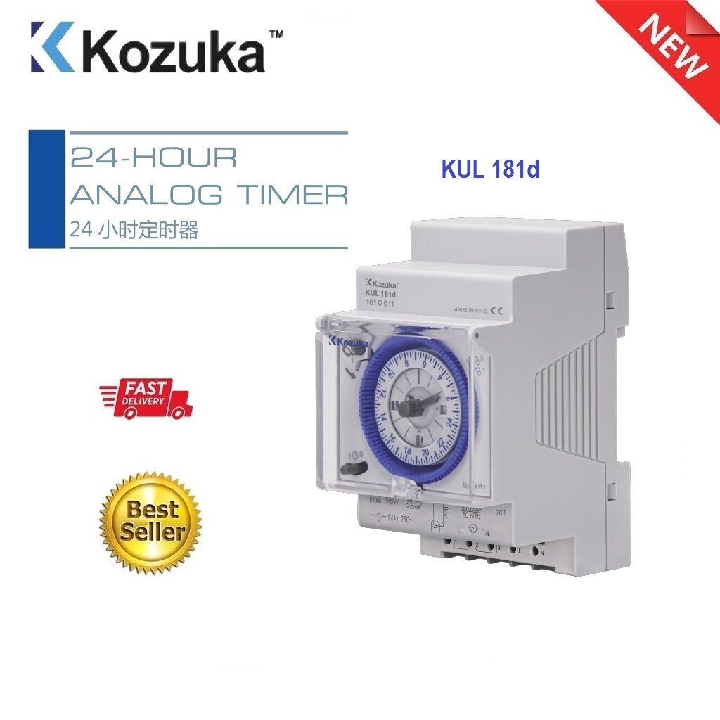 KOZUKA ANALOGUE TIME SWITCH TIMER KUL181D 24HOURS | Lazada