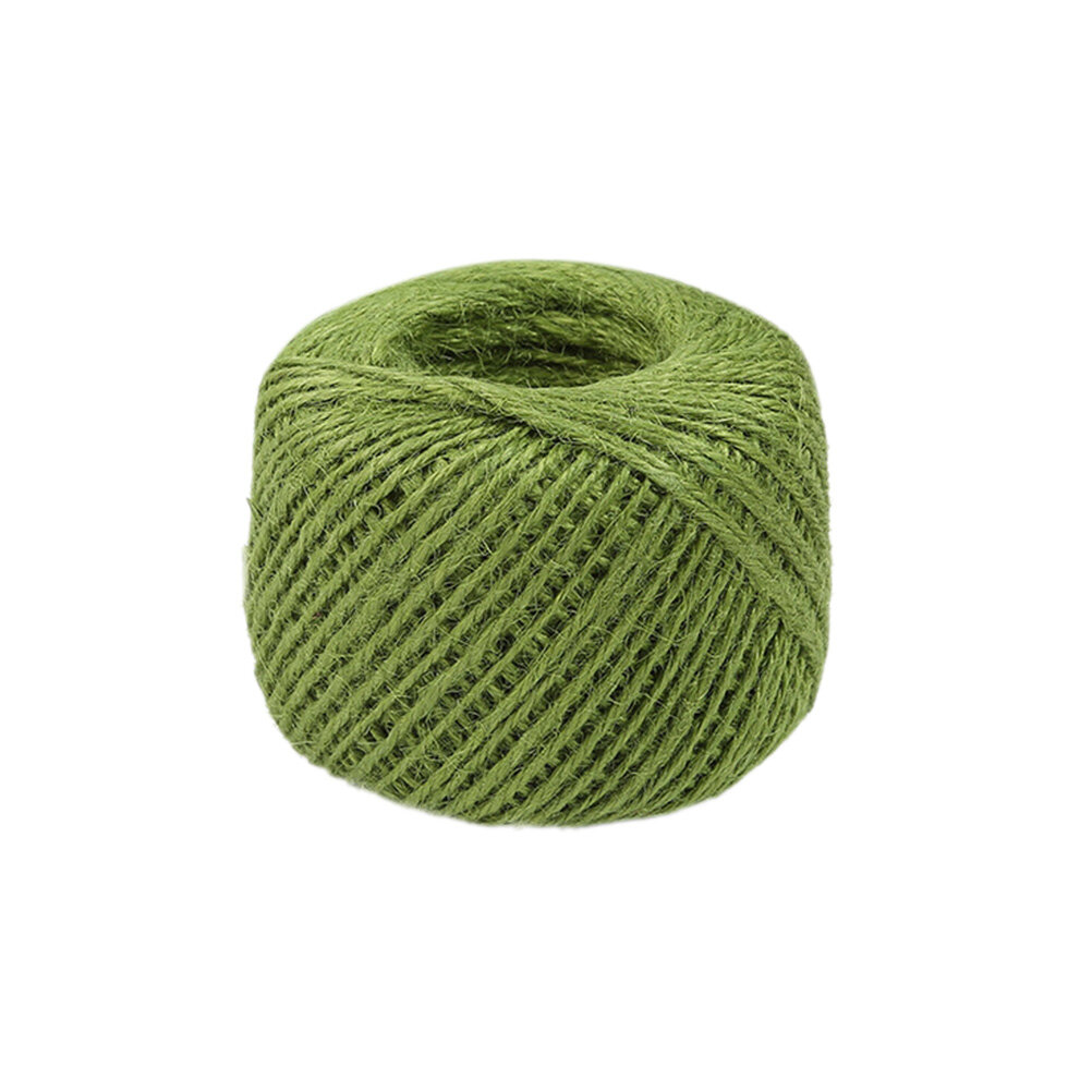 Aolie 50M 2MM Wrap Gift Link Paper Tag Jute Burlap Ribbon Twine Rope ...