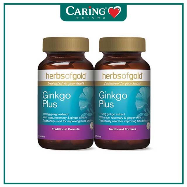 HERBS OF GOLD GINKGO PLUS TABLET 90S X 2 | Lazada