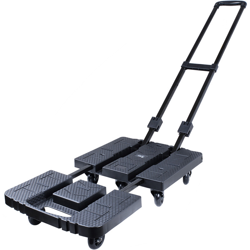 LZD Large escopic Chassis Platform Trolley Folding Luggage Trolley ...