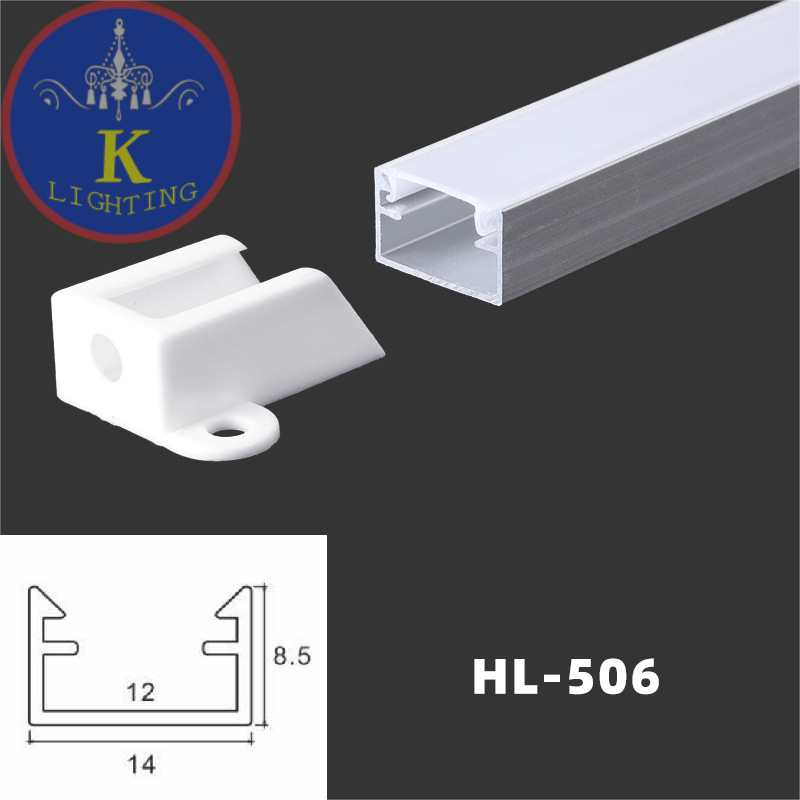 U Shape Led Aluminum Channel, Led Aluminum Profile with Milky White ...