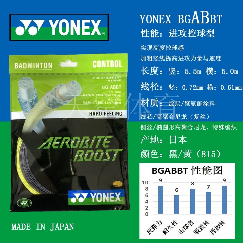 YONEX YONEX BG AB Sinceite ABbt Badminton Line รวมสินค้านำเข้าสินค้า ...