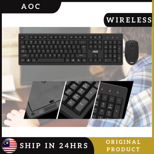 ORIGINAL AOC Keyboard Mouse Combo Set Km210 Wireless Connect (AOC ...