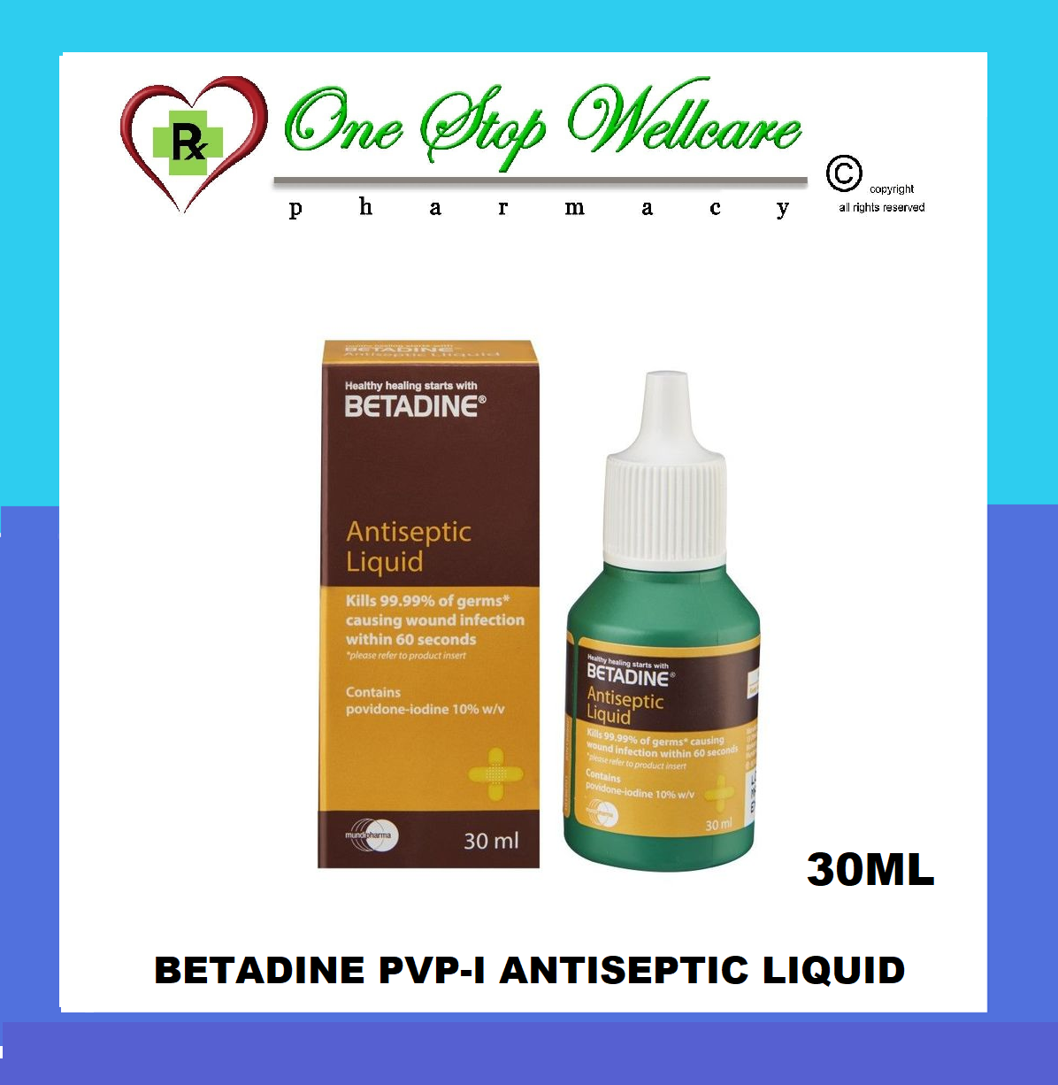 BETADINE PVP-I ANTISEPTIC LIQUID 15ML / 30ML (EXP:03/2026) | Lazada