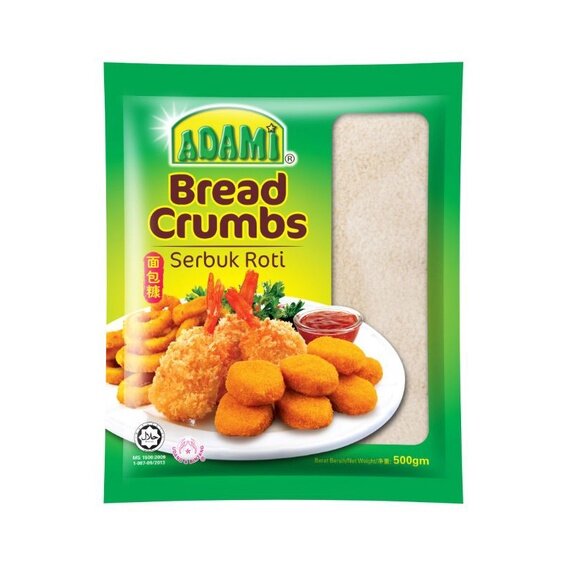 ADAMI Bread Crumb (White) 500g / ADAMI面包糠白 / ADAMI Serbuk Roti Putih ...