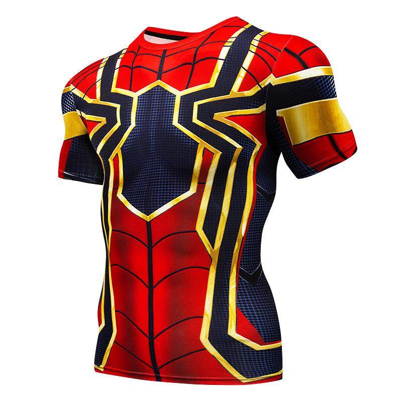 T-shirt Men Compression Shirt Short Sleeve Costume Summer Tops for ...
