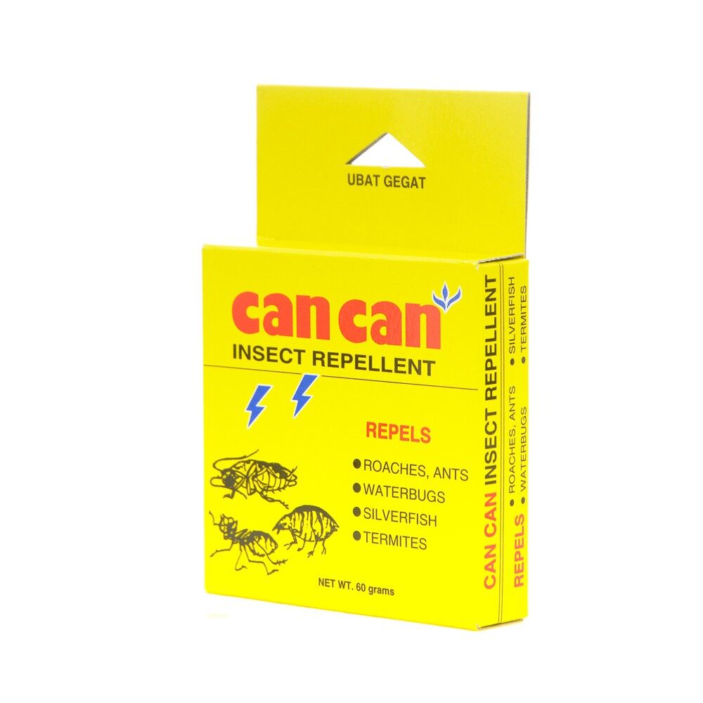 Can Can Insect Repellent 60 Grams (Ants/ Roaches/ Waterbugs/ Silverfish ...