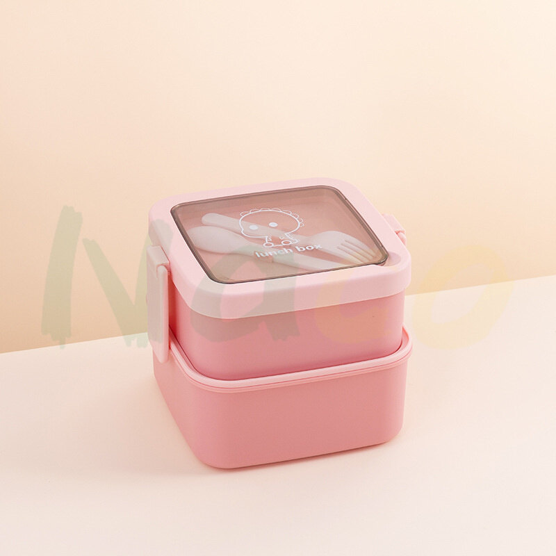 Lunch Box Set Bekas Makanan Microwave Safe Bento Food Warmer Lunch Box ...