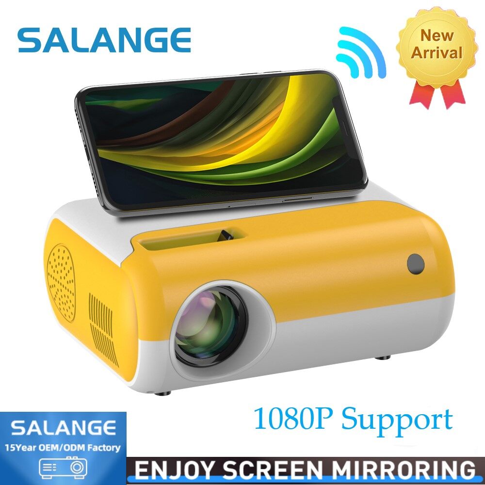 Salange มินิโปรเจคเตอร์ P80รองรับ1080P 3800 Lumens Mini WiFi ...