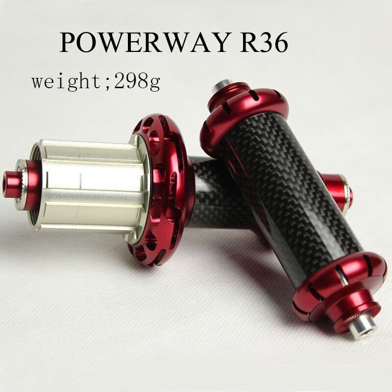 Powerway R23ดุมล้อจักรยานเสือหมอบ J ตะขอ CNC R13 18/21 20/24รูสีดำสีแดง ...