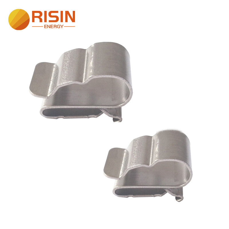 Risin Energy SUS 304วัสดุขนาดใหญ่2X4Mm PV Cable Clips Solar Cable ...