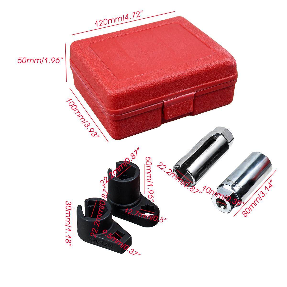 กทม.พร้อมส่ง 3 pcs Auto Oxygen Sensor Socket 6 Point Wrench O2 ...