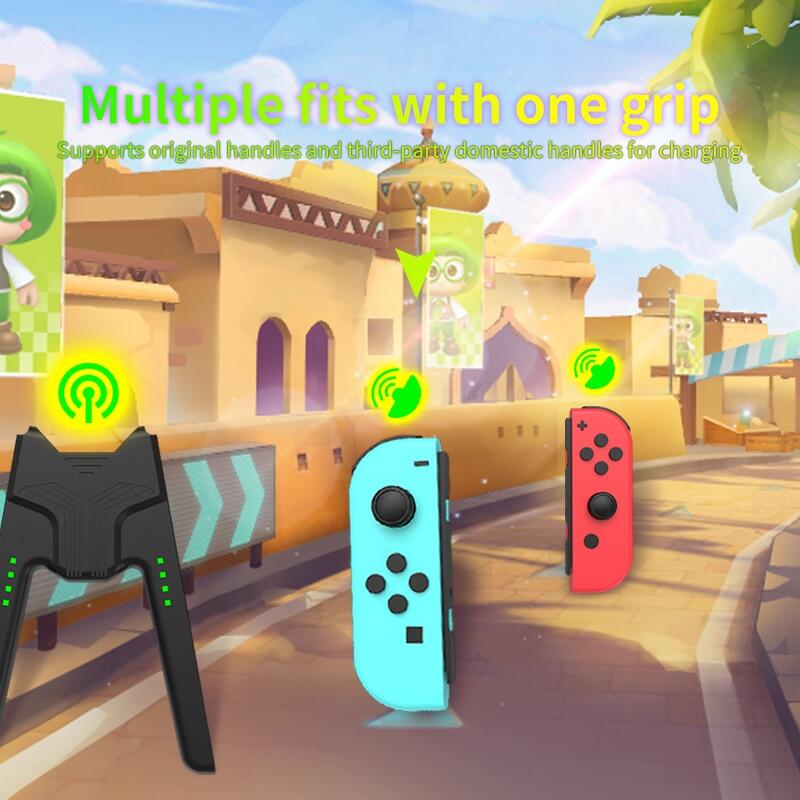 Narsta เกมแท่นชาร์จสำหรับ Switch Joycon Handle Gaming Controller Grip Charging Station สำหรับ ...