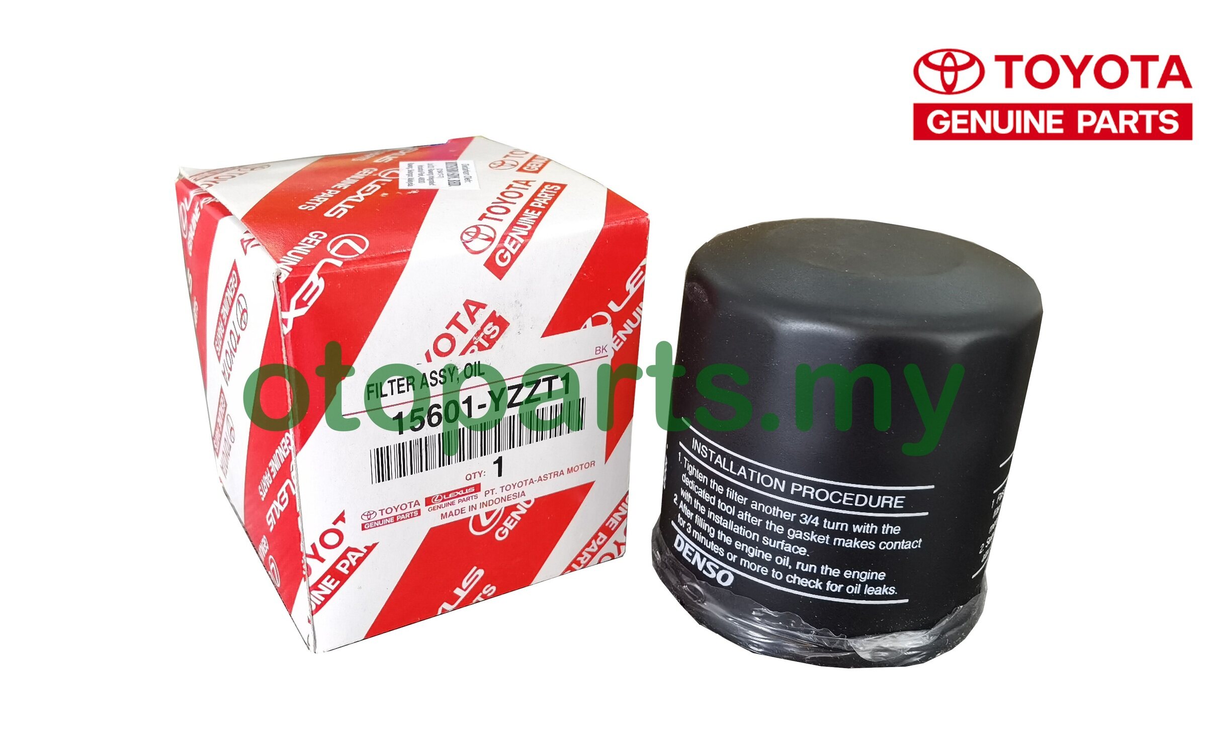 TOYOTA Genuine Oil Filter 15601-YZZT1 for Avanza / Rush | Lazada