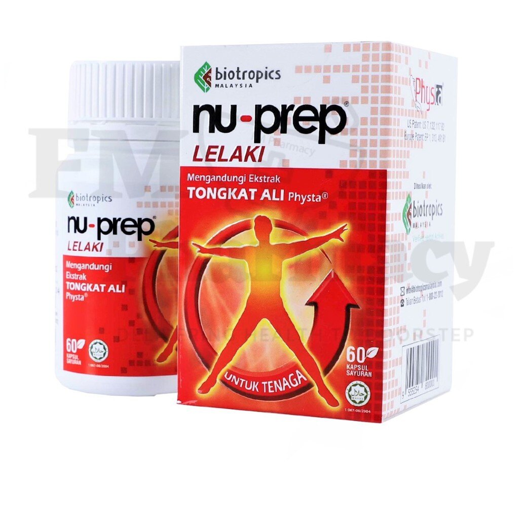 Nu-prep Tongkat Ali 60's/ Twin pack 2x60's | Lazada