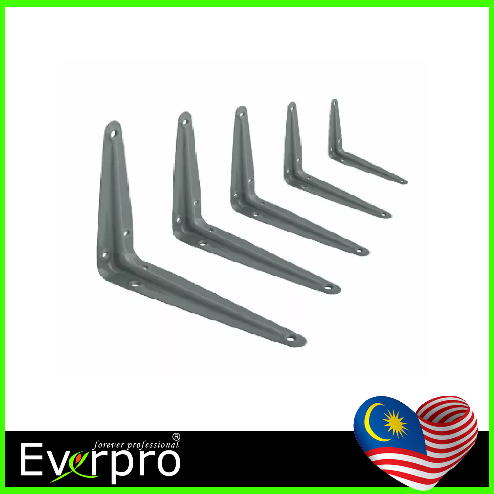 L Bracket Shelf Rack/ Wall L Bracket / L形角搁板搁板支架 (2 piece) | Lazada