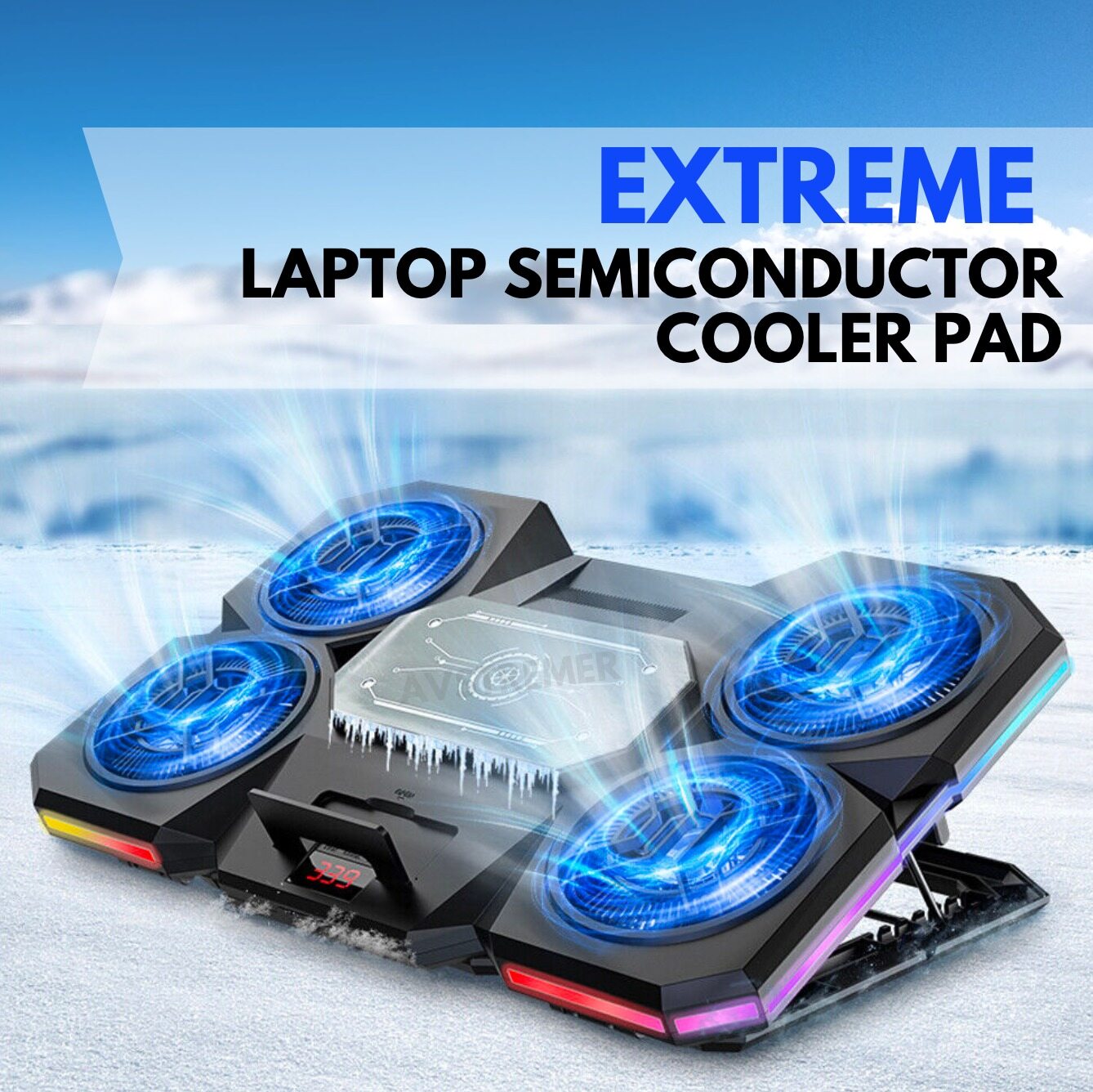 Laptop Semiconductor Cooler Cooling Fan Pad | Lazada