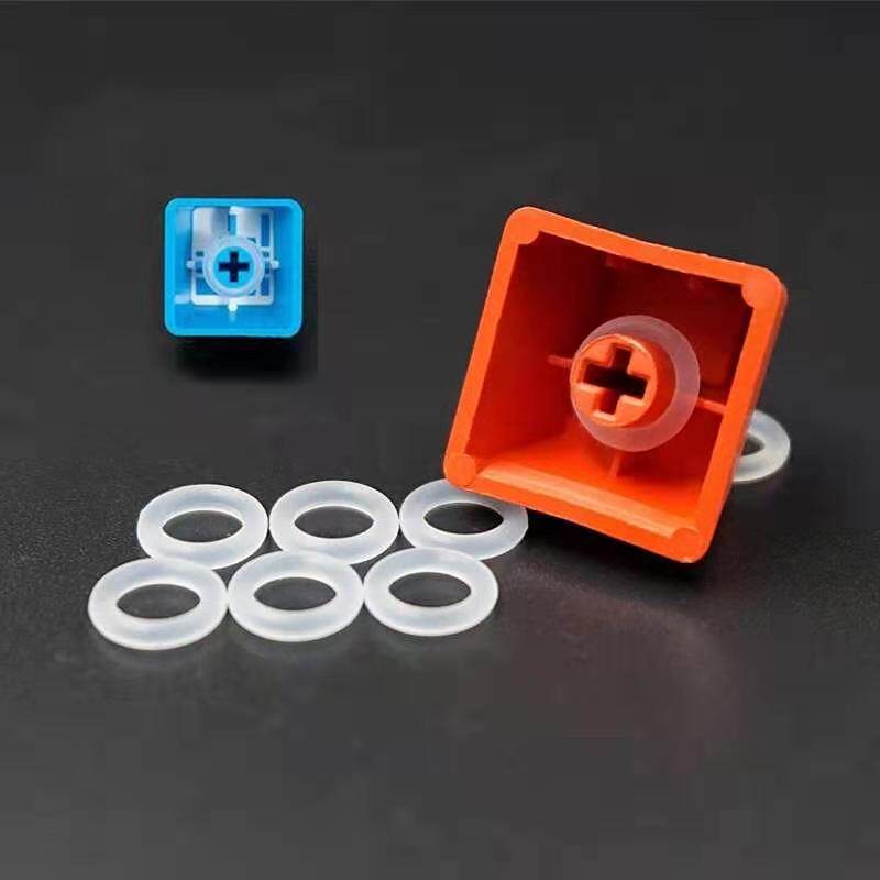 104 Pcs Rubber O-Ring Dampers Keycap Reduce Noise Mechanical keyboard ...