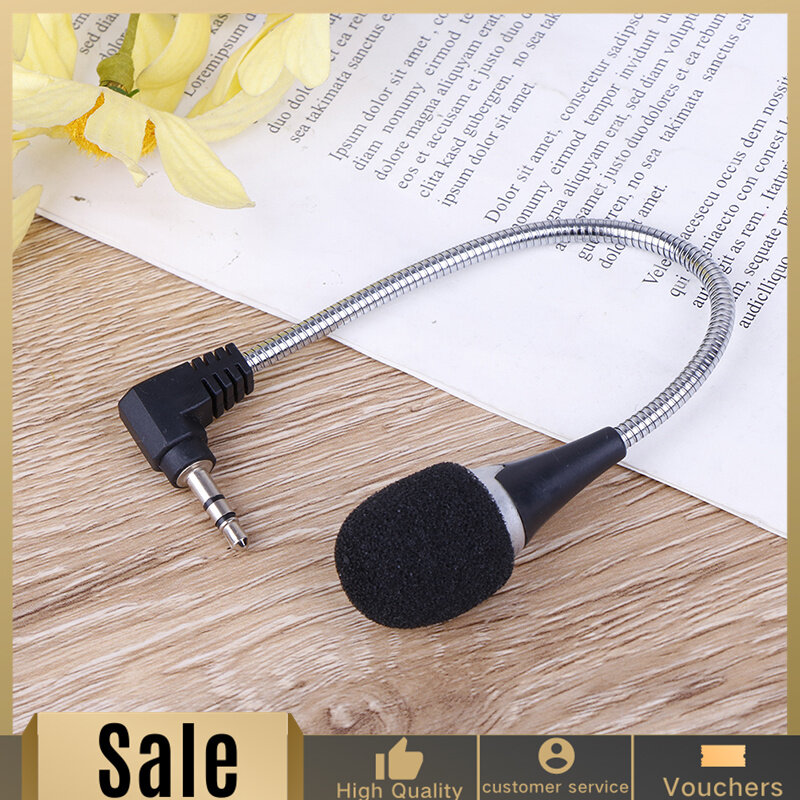 Panda 1pc 2019 3.5mm Flexible Mini Microphone Mic for Laptop Notebook ...