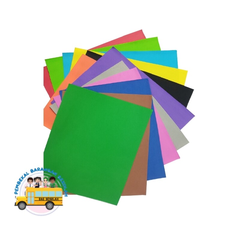 EVA FOAM / KEPINGAN EVA SAIZ A4 / A3 PCS DAN KAIN FELT / FLET FABRIC ...