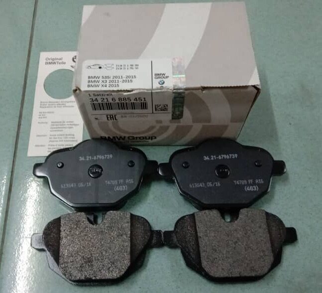 34216885451 BRAKE PAD REAR BMW F10 I12 I8 F25 X3 F26 X4 E89 Z4 | Lazada
