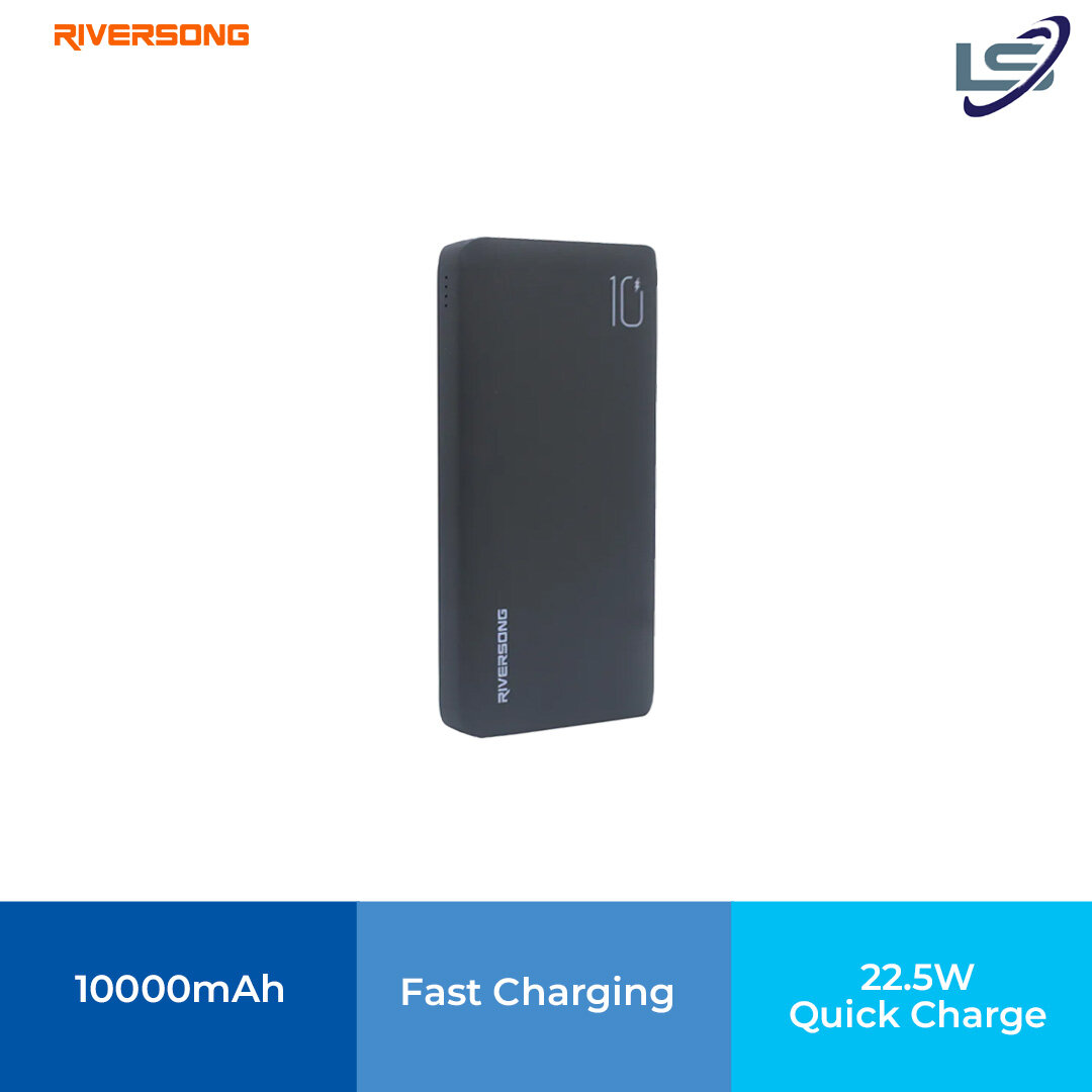 RIVERSONG 10000mAh Vision 10 Pro Ultra Compact Power Bank PB68 Pro | 3A ...