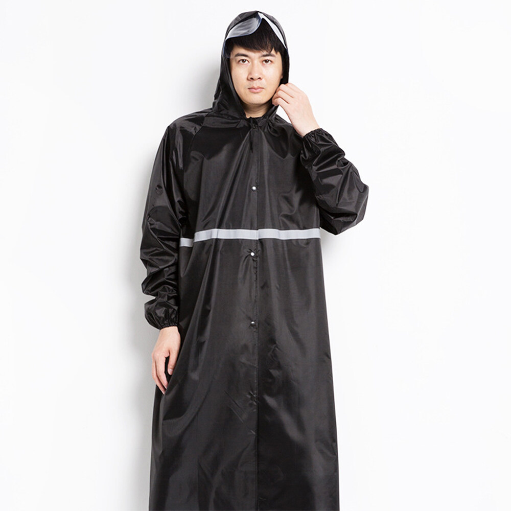 Full Body Raincoat Suit Waterproof Motorcycle Long Rain Coat Jacket Unisex Motorbike Rainwear ...