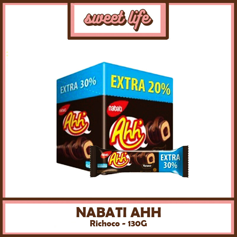 20'S X 4G / 10'S X 13.5G NABATI AHH EXTRA 20% RICHEESE / RICHOCO FLAVOR SNEK BERSALUT DENGAN ...