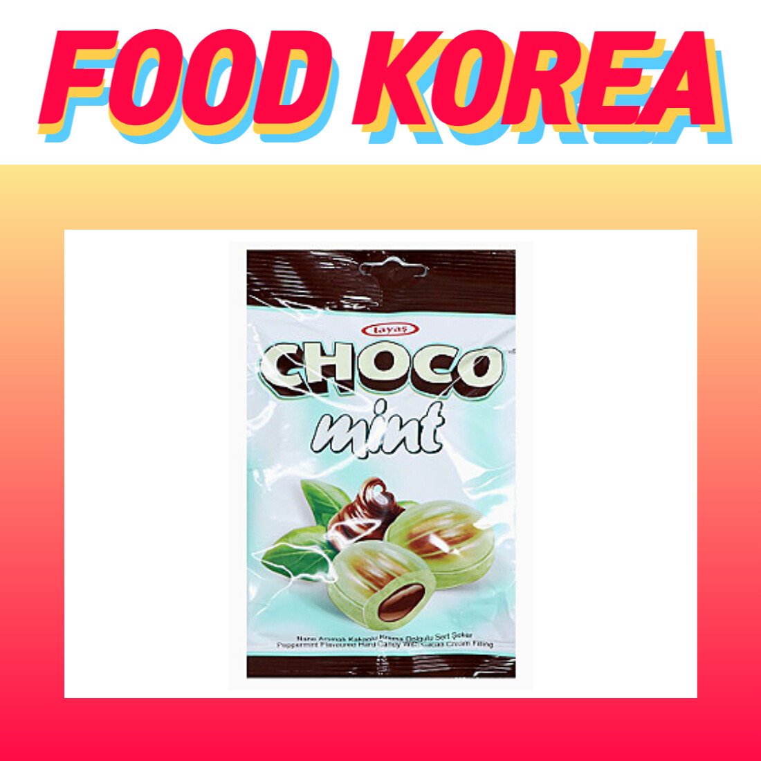 TAYAS (90g) Choco Mint Candy / Korean snacks, Korean candy, Korean food ...