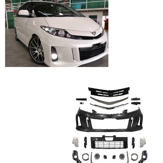 Toyota Estima 2012 ACR50 Front ( Bumper , Body Kit , Bodykit , Skirt ...
