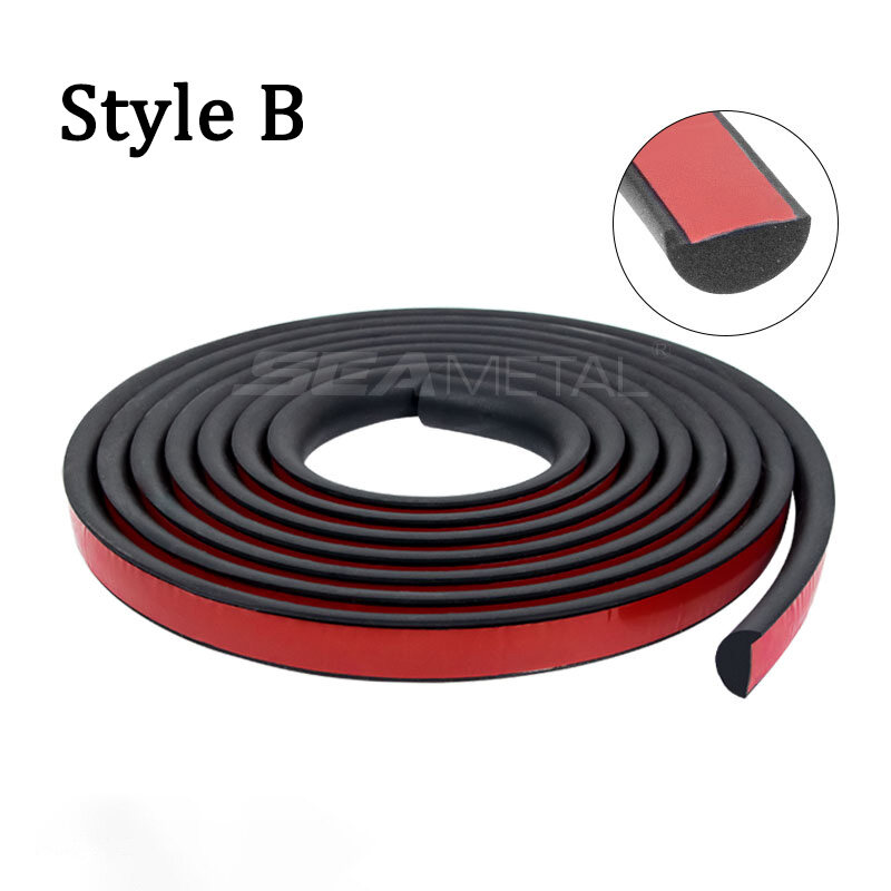 1 Roll 1.5/4/6 Meter Car Front Bumper Lip Rubber Universal Bumper ...