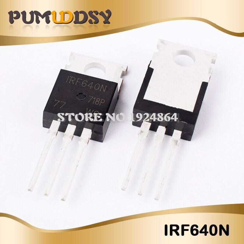 10PCS IRF640N IRF640 IRF640NPBF 200V 18A TO-220 MOSFET N Channel ใหม่ ...