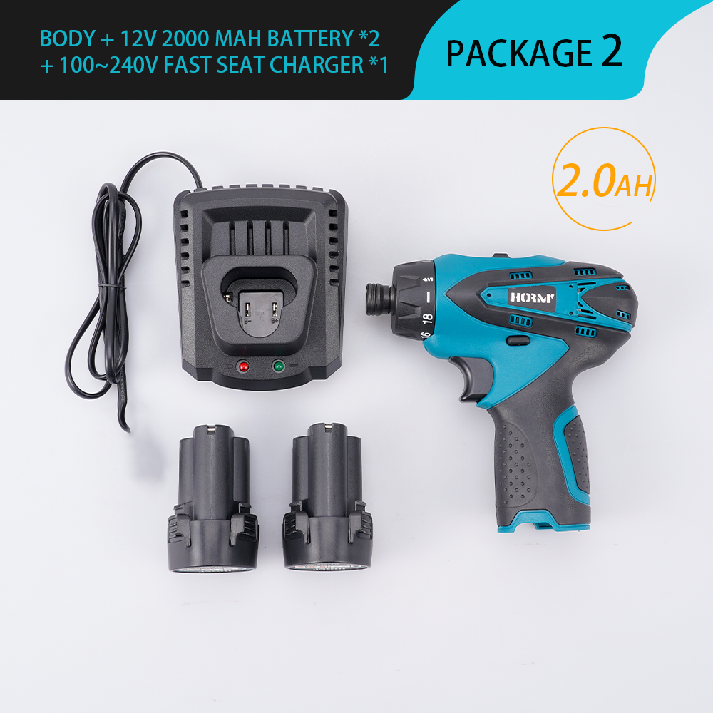 28N.m Original Cordless Drill Dual Speed Electric Hammer Drill Driver ...
