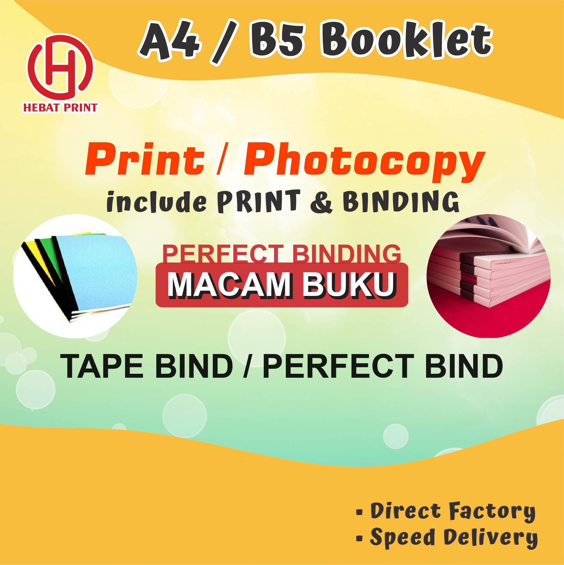 Customize A4/B5 (500pages), Black & White DOUBLE SIDED Printing Service ...