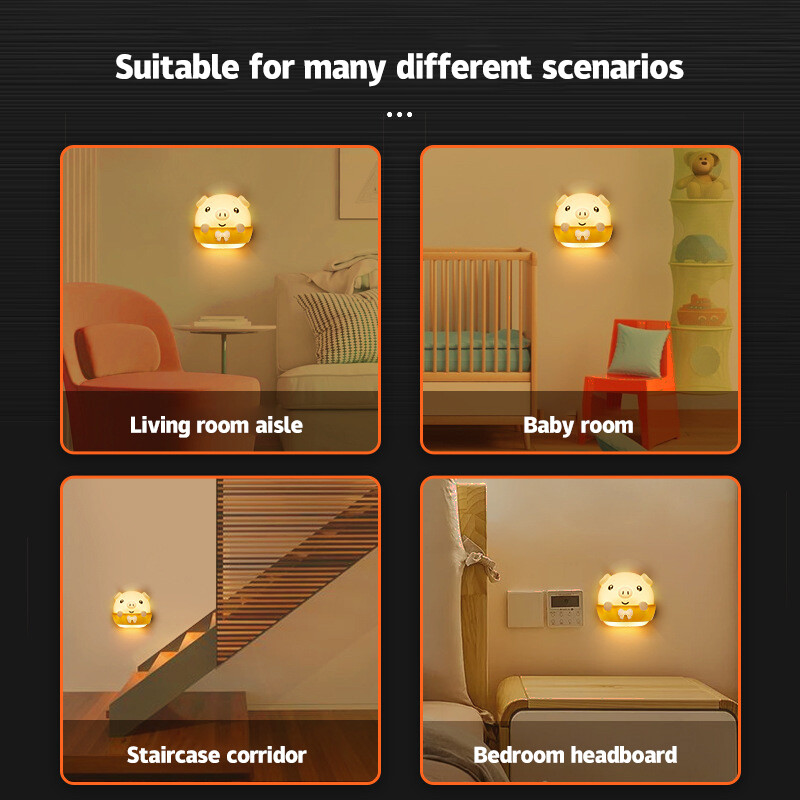 YONUO Led ควบคุมระยะไกลไฟตอนกลางคืนห้องนอนไฟข้างเตียงปกป้องดวงตา Night แสง Timed หรี่แสงได้ ...