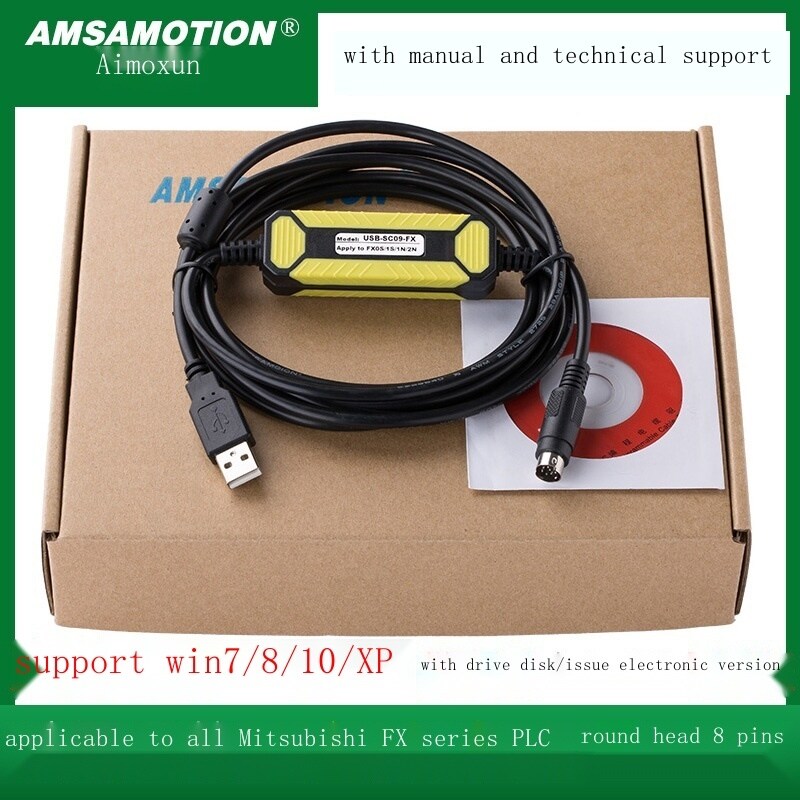 (จัดส่งฟรี) โดยด่วน เหมาะสำหรับ Mitsubishi PLC Data Cable การสื่อสารที่ ...