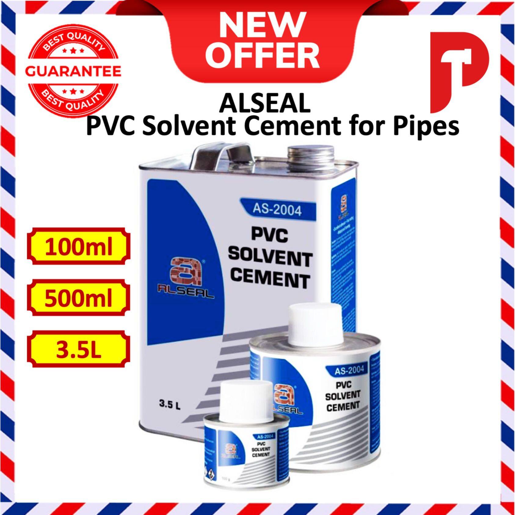 ALSEAL PVC Solvent Cement (100ml,500ml,3.5L) | Lazada
