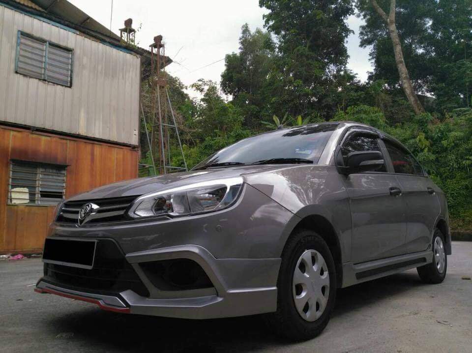 Proton Saga 2016 Aerotech Bodykit Body Kit Skirting Skirt Lip With Oem ...