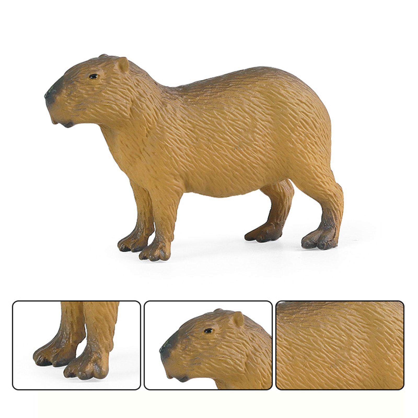 BolehDeals Simulation Capybara Figurines Capybara Statue Animals Model ...