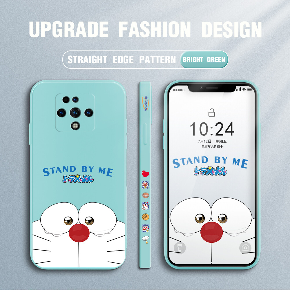 สำหรับ Tecno Camon 16 Premier CE9การ์ตูนใหม่ Stand By Me Blue Cat อะนิเ ...