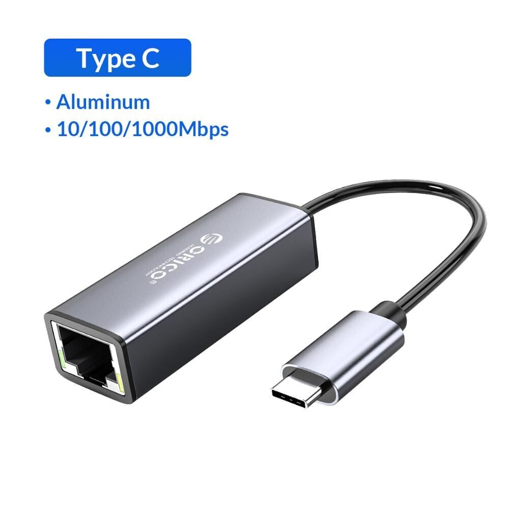 ORICO Lan Network Card USB3.0 Ethernet Adapt Type C to RJ45 gigabit ...