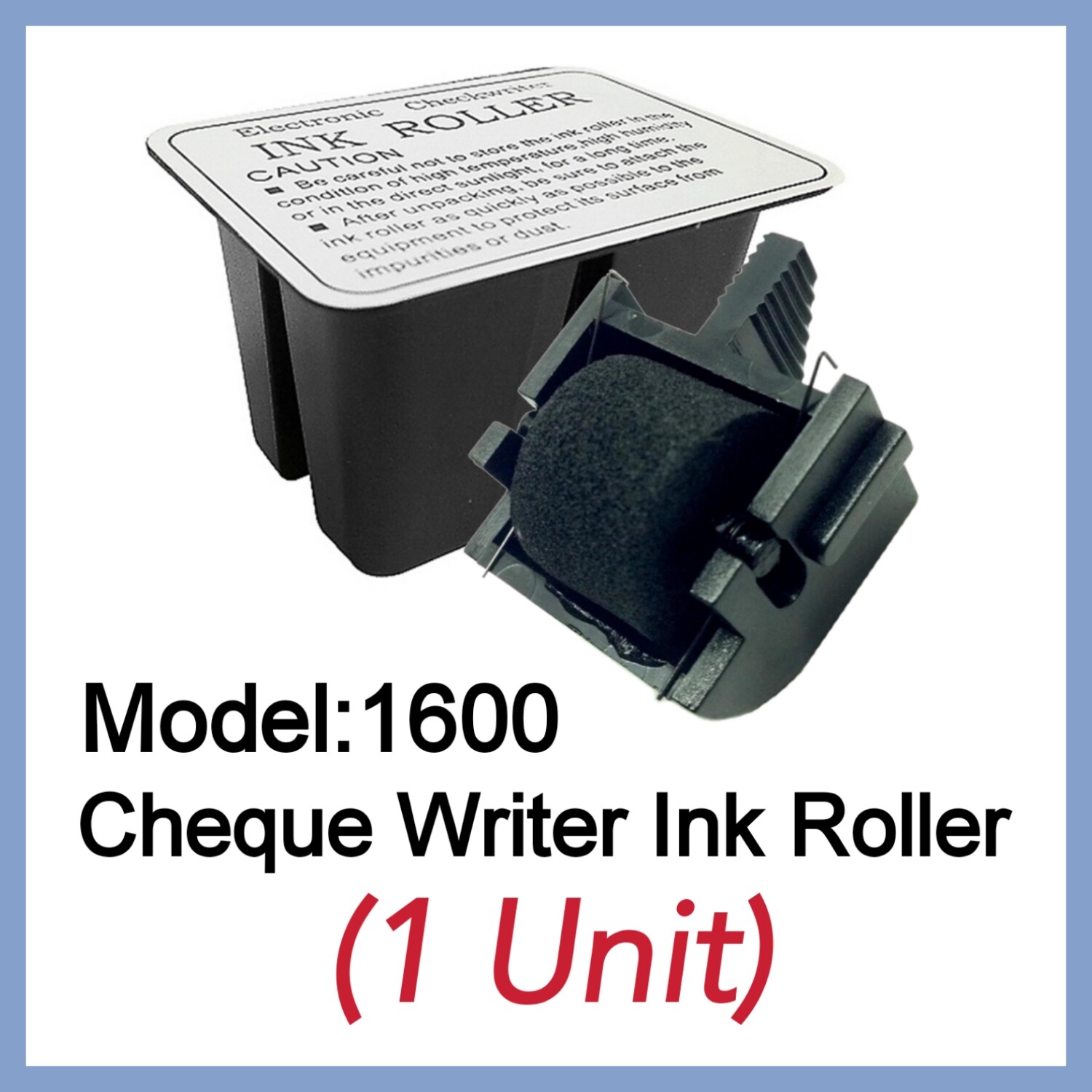 (1 Unit) Cheque Writer Ink Roller - Model: 1600 | Lazada