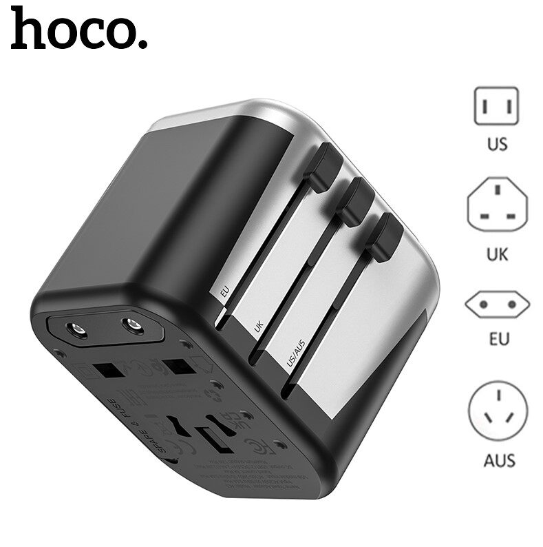 HOCO AC5 100% Original Authentic Universal Travel Adapter ...
