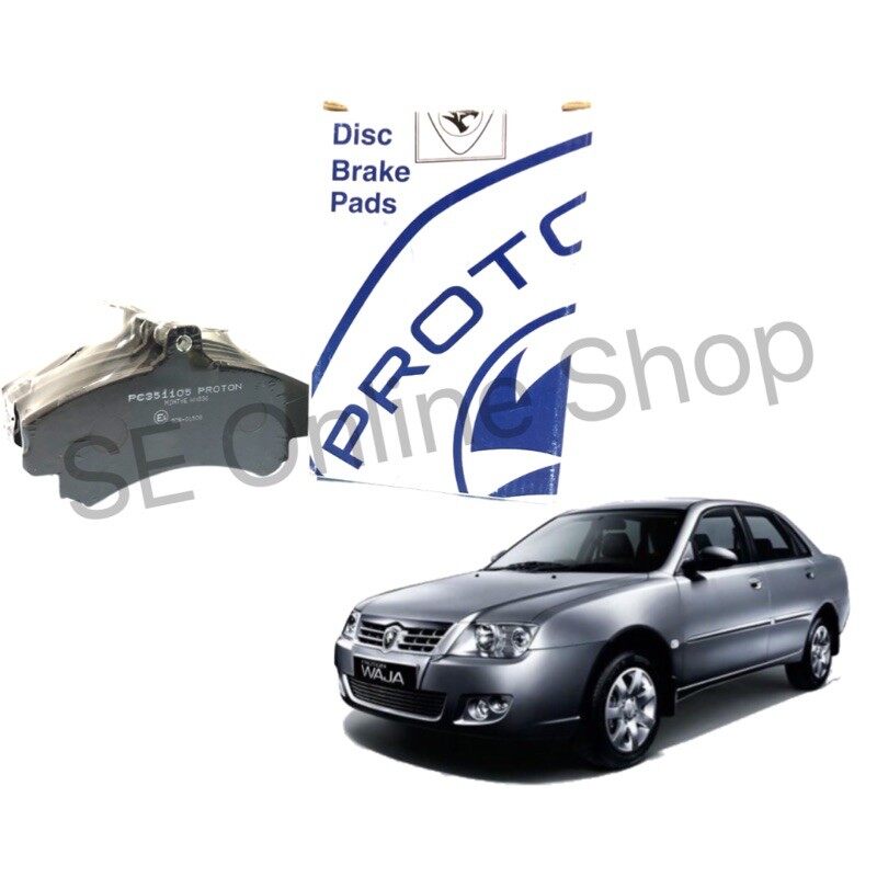 Proton Waja 1.6cc Front Disc Brake Pads (PC351105),Rear Diac Brake Pads ...